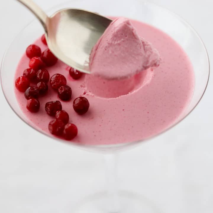 Lingonberry Skyr Mousse - True North Kitchen
