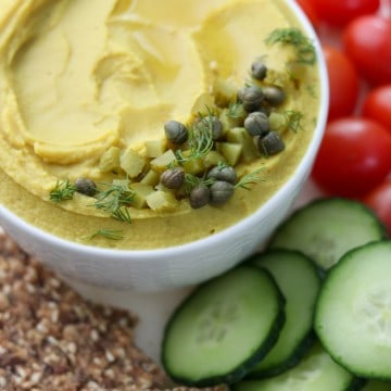 Curried Split Pea Hummus | True North Kitchen