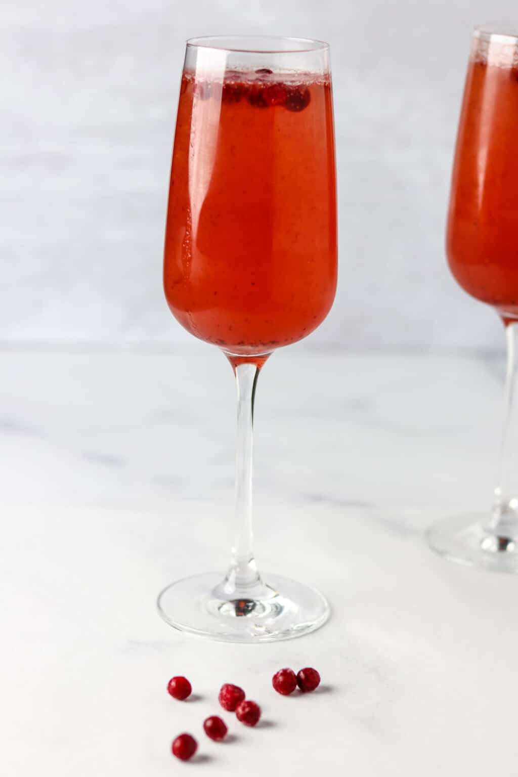 Swedish 75 (Lingonberry Cocktail) - True North Kitchen