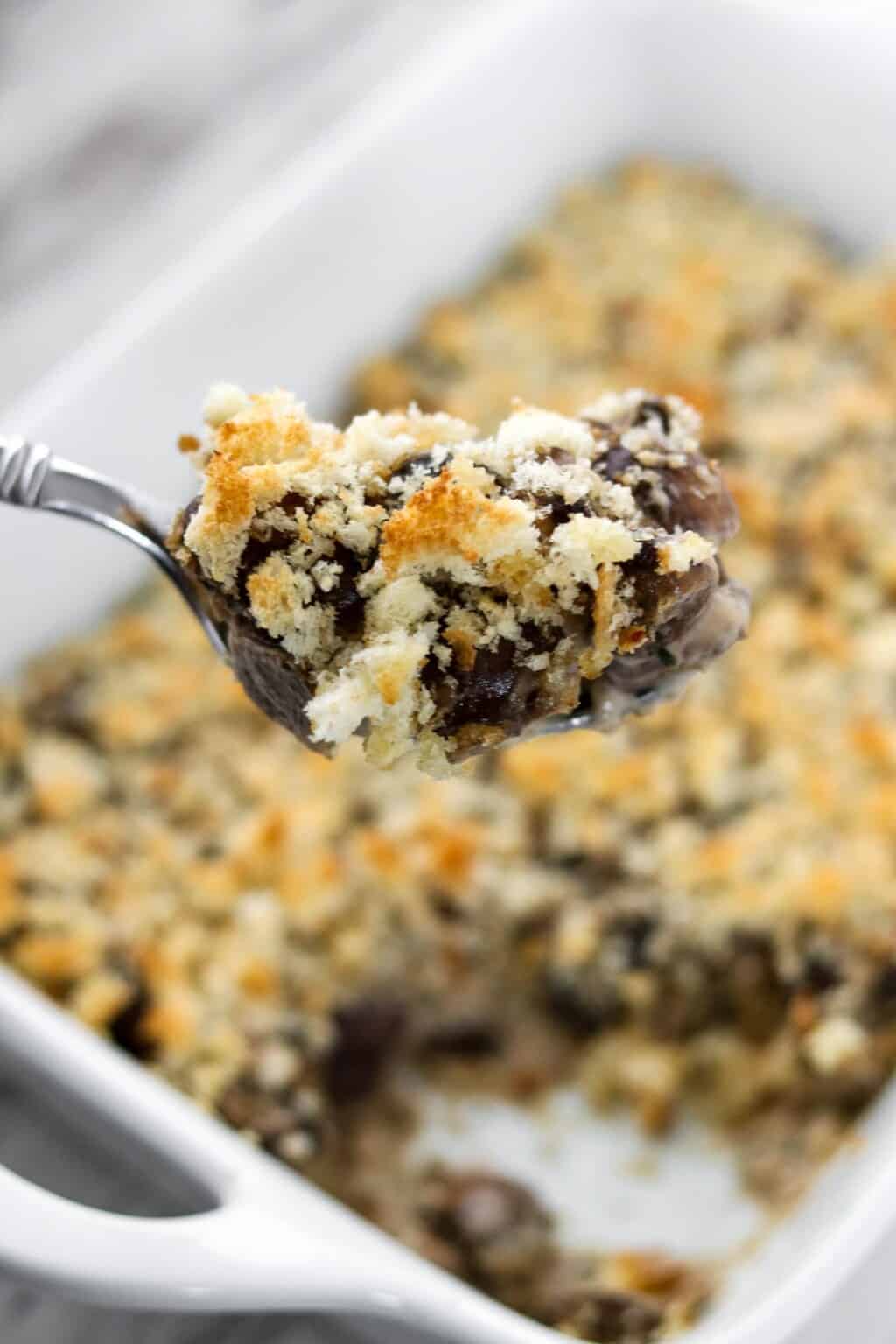 Creamy Mushroom Gratin - True North Kitchen