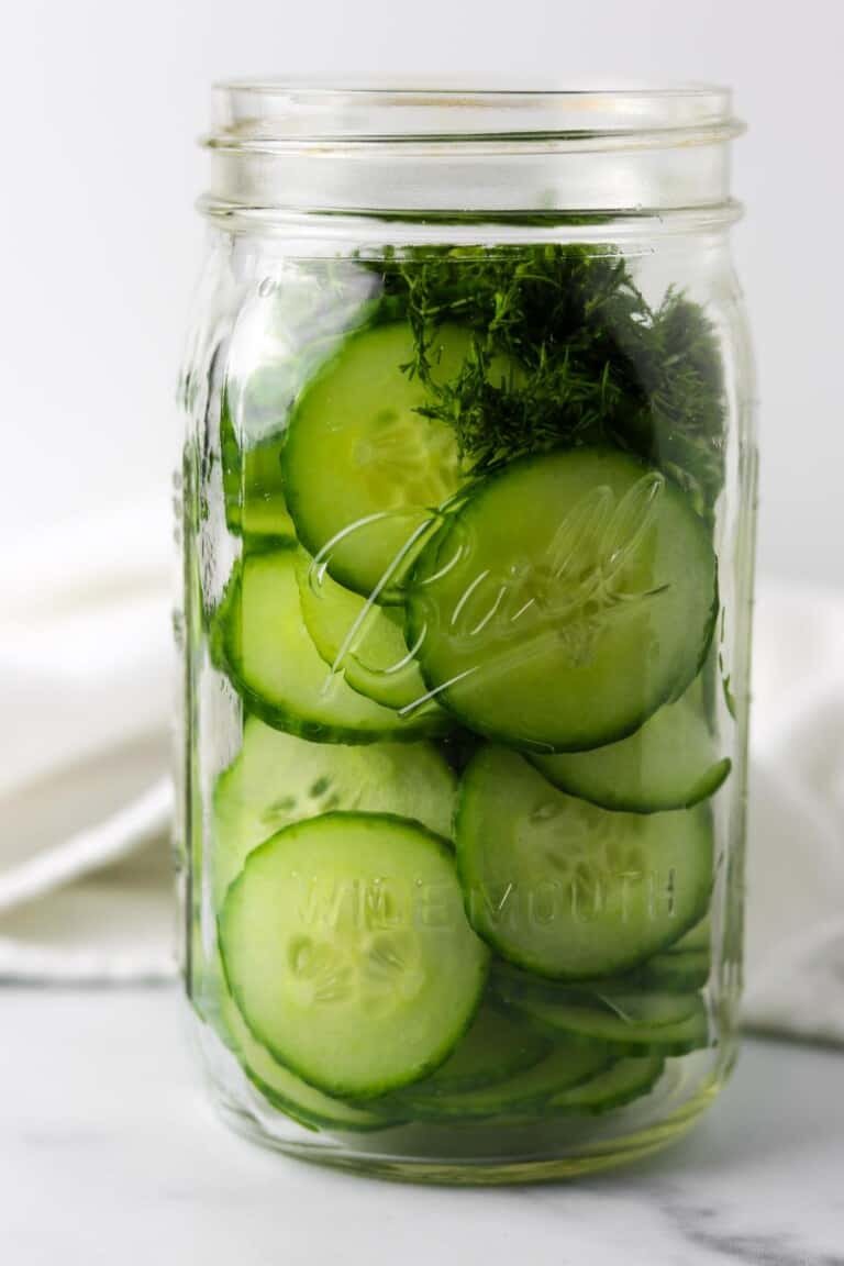 Quick Swedish Pickled Cucumbers - True North Kitchen