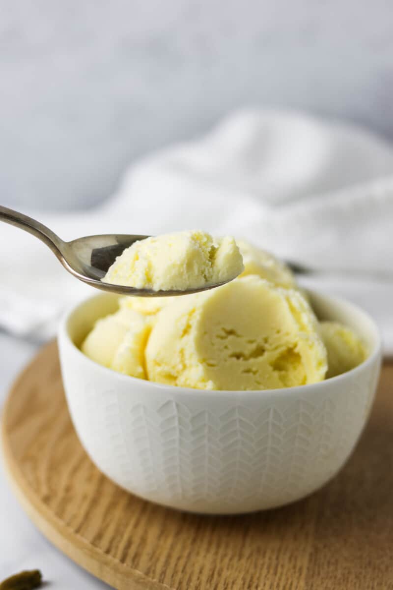 Homemade Cardamom Ice Cream - True North Kitchen