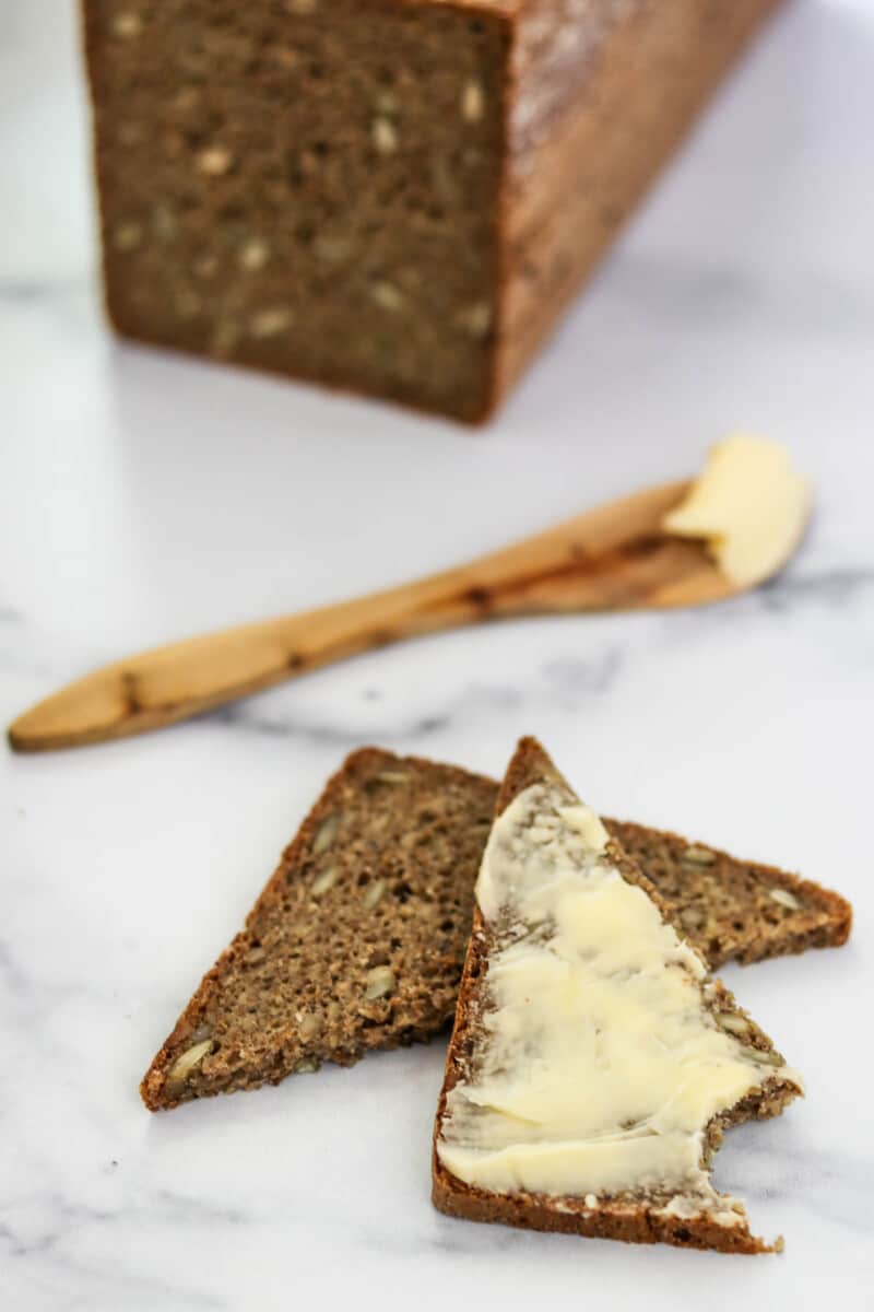 Easy Overnight Danish Rye Bread (Rugbrød) - True North Kitchen