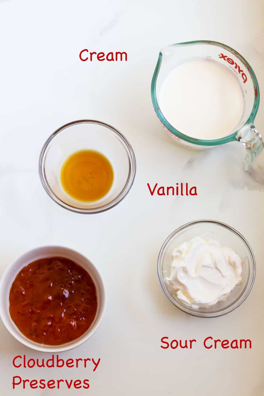 Norwegian Cloudberry Cream (Multekrem) - True North Kitchen