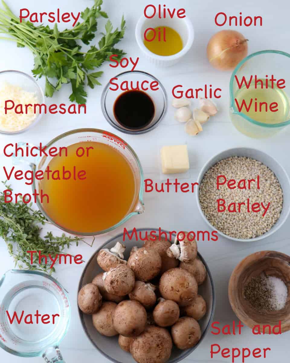 Creamy Baked Barley Risotto with Mushrooms - True North Kitchen