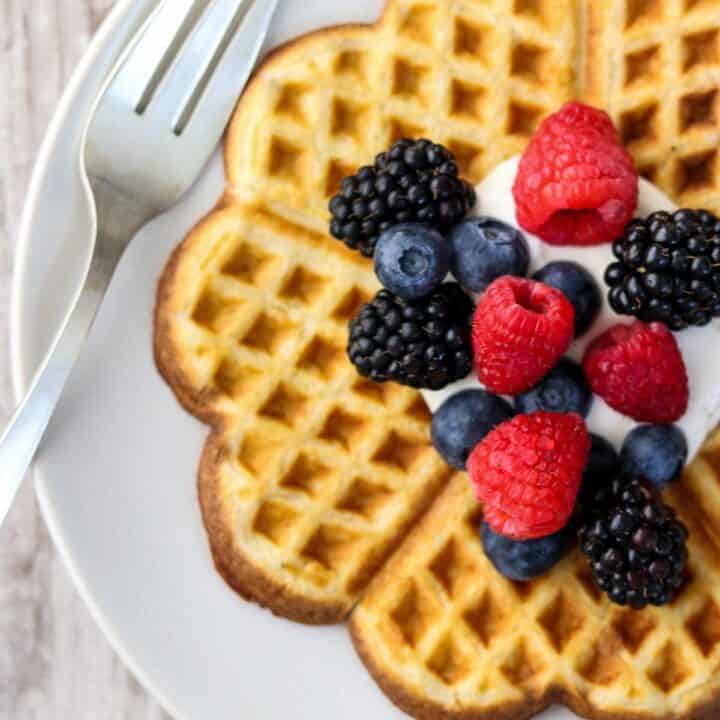 Norwegian Waffles (Hjertevafler) - True North Kitchen