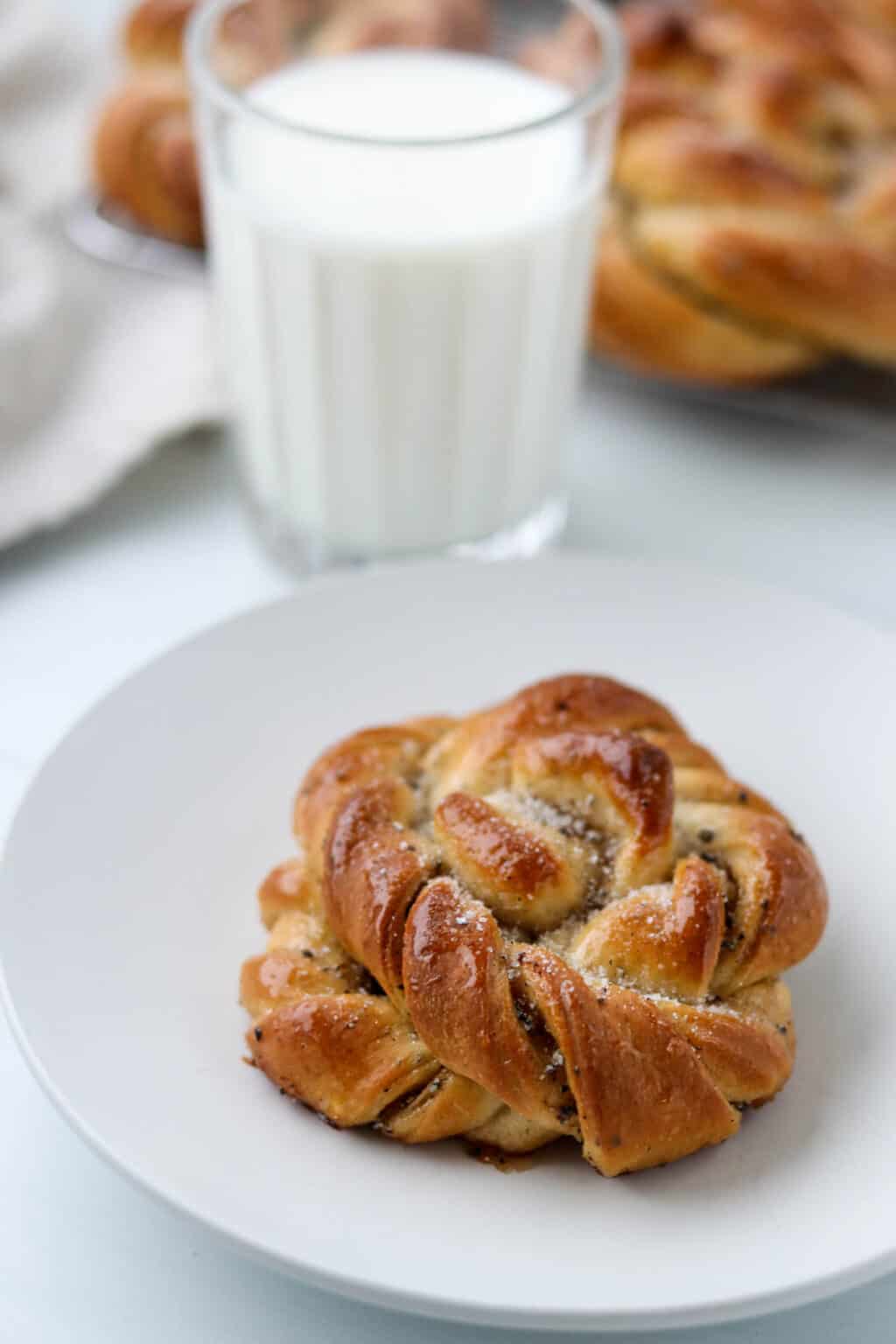 Traditional Swedish Cardamom Buns (Kardemummabullar) - True North Kitchen