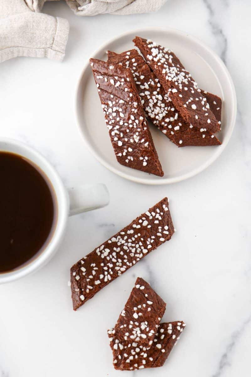 Swedish Chocolate Cookie Slices (Chokladsnittar) - True North Kitchen