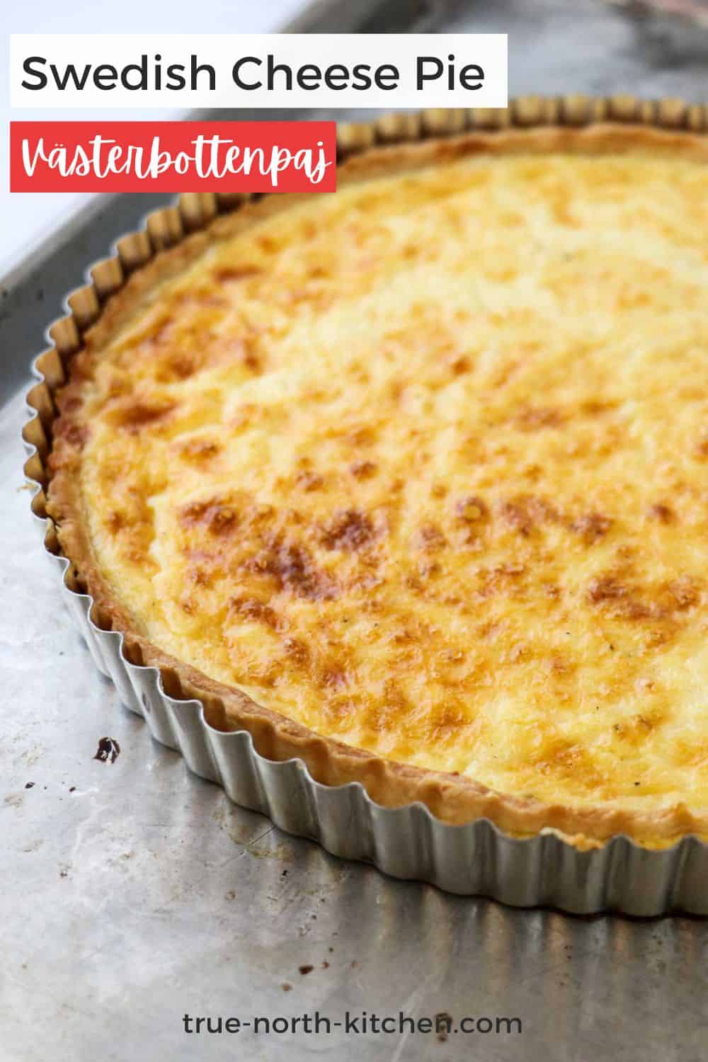 Swedish Cheese Pie (Västerbottenpaj) - True North Kitchen