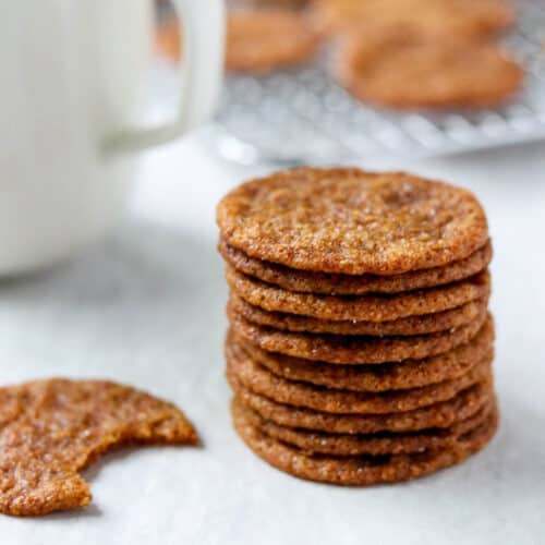 Swedish Ginger Cookies (Pepparkakor) - True North Kitchen