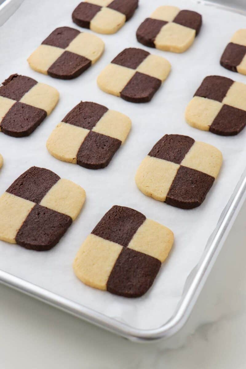 Easy Checkerboard Cookies - True North Kitchen