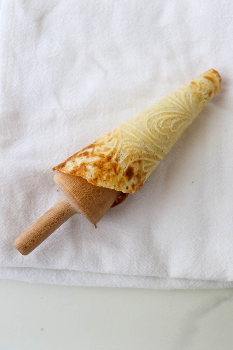 Krumkake (Traditional Norwegian Waffle Cookies) - True North Kitchen