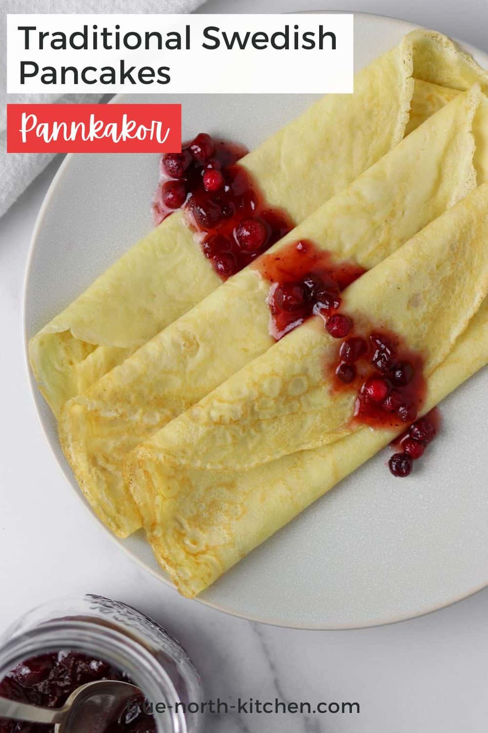 Pannkakor Swedish Thin Pancakes