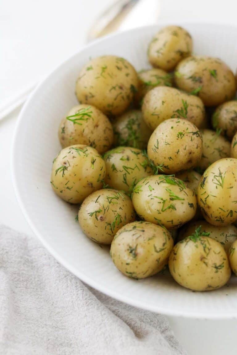 Buttery Swedish Dill Potatoes (Färskpotatis med Dill) - True North Kitchen