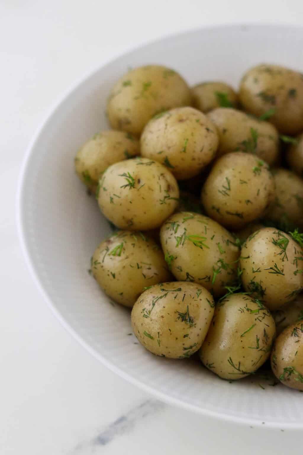 Buttery Swedish Dill Potatoes (Färskpotatis med Dill) - True North Kitchen