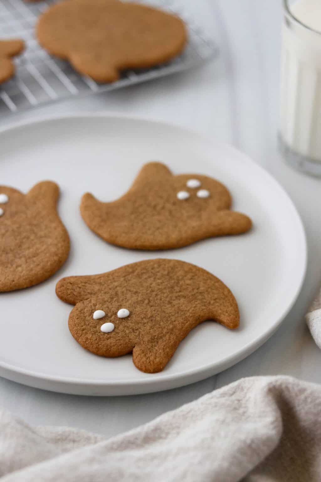Spooky Swedish Halloween Ginger Cookies - True North Kitchen