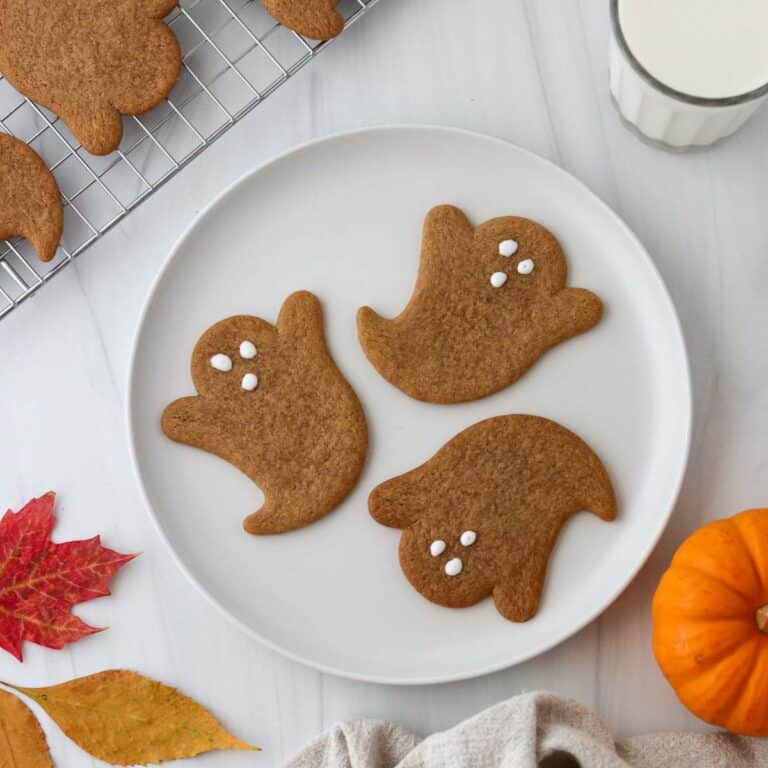 Spooky Swedish Halloween Ginger Cookies - True North Kitchen