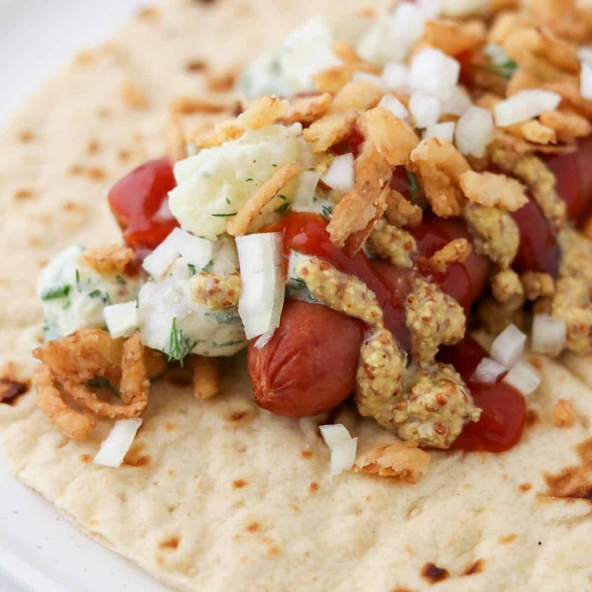 Norwegian Hot Dogs (Pølse med Lompe) - True North Kitchen